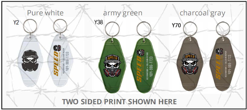 Hotel Style Keychain – Wicked Good Swag